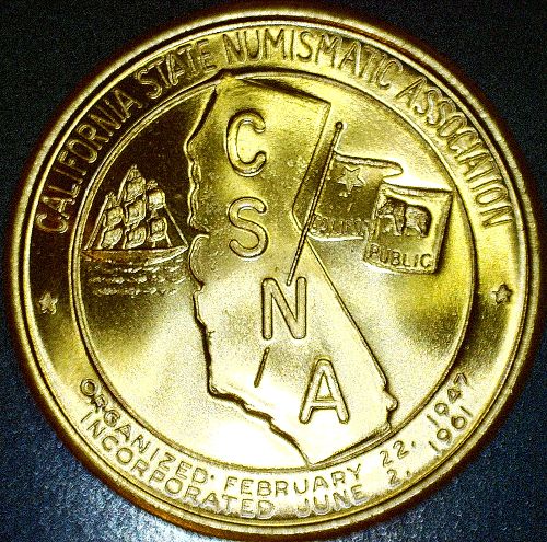 1969 California State Numismatic Association 44th Semi-Annual ...