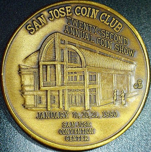 1990 Street Car San Jose Coin Club Medal/Token - For Sale, Buy Now ...
