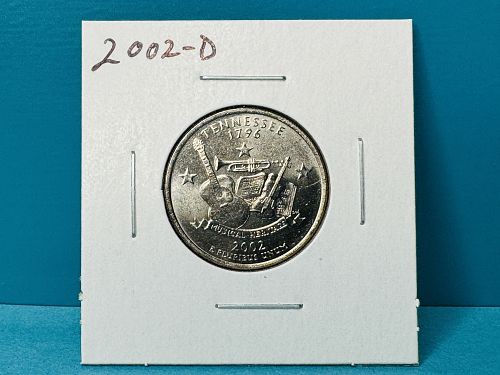 2002-D Tennessee 50 State Quarter - For Sale, Buy Now Online - Item #930294