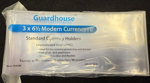 Modern Currency Holder - 100 Pack (7 mil) - For Sale, Buy Now Online ...