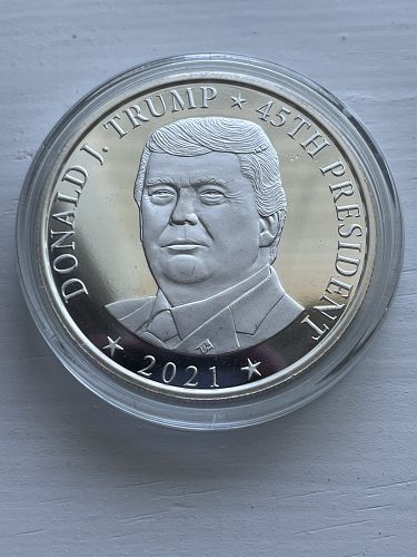 PRESIDENT DONALD TRUMP SILVER ROUND - For Sale, Buy Now Online - Item ...