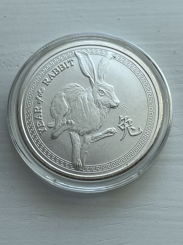 RABBIT SILVER ROUND - For Sale, Buy Now Online - Item #937743
