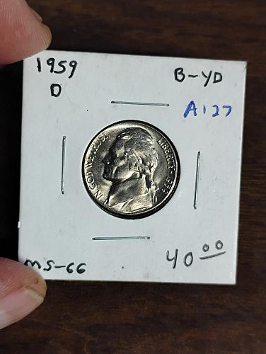 1959-D JEFFERSON NICKEL MS-66 - For Sale, Buy Now Online - Item #938083