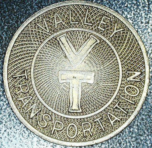 VTG VT Valley Transportation Fare Check Transit Token Coin Lemoyne ...
