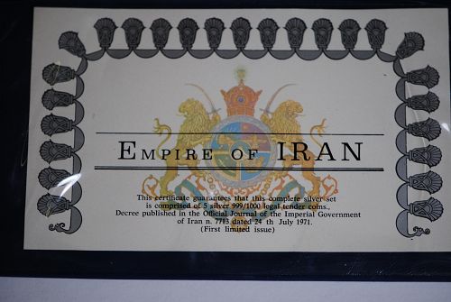 1971 Imperial Government of Iran Proof Set - For Sale, Buy Now Online ...