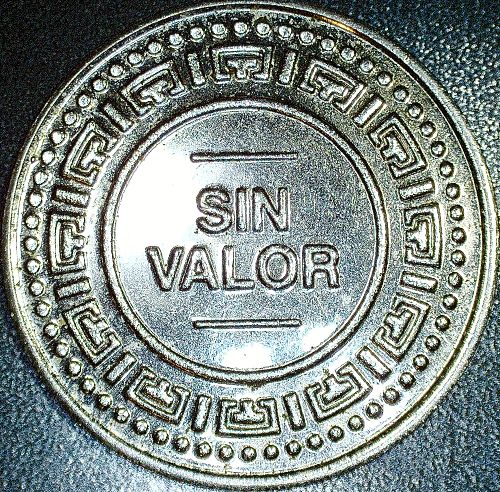 Argentina CTX 660 Vanbrook / Sin Valor Vending Token - For Sale, Buy ...