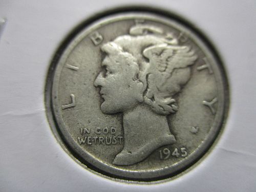 1945-S Mercury Dime. Item: 10 M45S-20. - For Sale, Buy Now Online ...