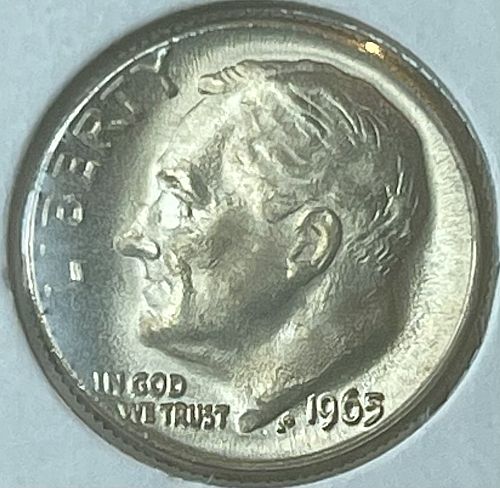 1965-P Roosevelt Clad Dime • Choice/Gem Brilliant Uncirculated ...