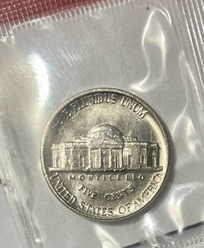 1985 D Jefferson nickel in orig US Mint cello - For Sale, Buy Now ...
