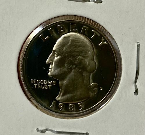 1985 S Proof Washington quarter - For Sale, Buy Now Online - Item #950819