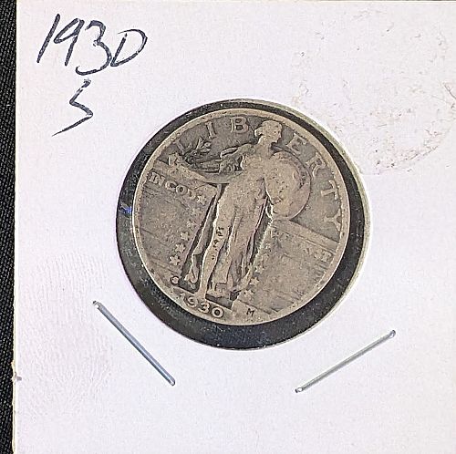 1930 S Standing Liberty Quarter - For Sale, Buy Now Online - Item #953231