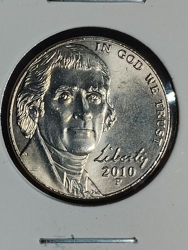2010-P JEFFERSON NICKEL MS-62 , FULL STEPS - For Sale, Buy Now Online ...
