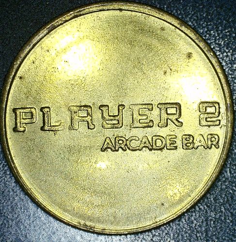 Player 2 Arcade Bar Appleton, WI Game Token 24mm - For Sale, Buy Now ...