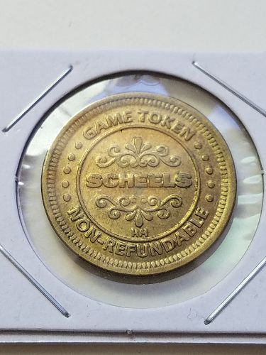 Scheels Brass Gaming Token Game Outfitters since 1902 Arcade Hoffman ...