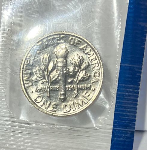 1986 P Roosevelt dime in orig US Mint cello - For Sale, Buy Now Online ...