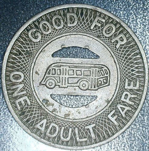 Pre 1955 Wisconsin Transit Lines Transit Token 23mm - For Sale, Buy Now ...