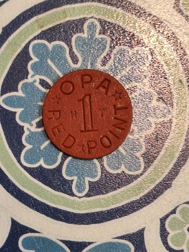 WORLD WAR II RED OPA TOKEN HT ck11 - For Sale, Buy Now Online - Item ...