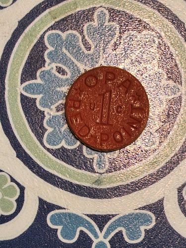 WORLD WAR II RED OPA TOKEN UC ck14 - For Sale, Buy Now Online - Item ...