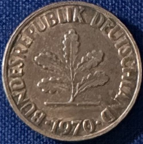 Germany - 1970 F (Stuttgart Mint) - 2 Pfennig - For Sale, Buy Now ...