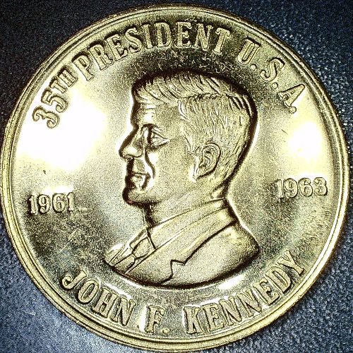 John F. Kennedy 35th President 1961 - 1963 Great Seal 27mm - For Sale ...
