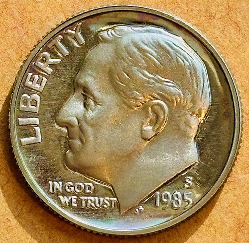 1985-S Proof Roosevelt Dime - For Sale, Buy Now Online - Item #979801