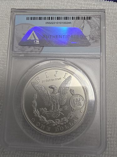 1878 MORGAN CC silver Dollar ANACS MS 70 FIRST STRIKE CARSON CITY FIJI ...
