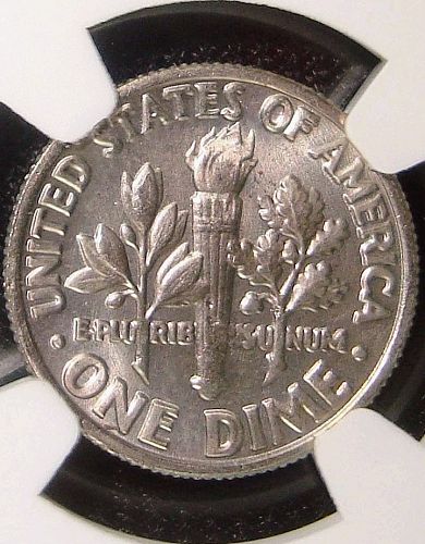 1982 P Roosevelt Dime • No P Error • Key Date • NGC MS 64 - For Sale ...