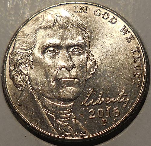2016-P Jefferson Nickel Die Clash Error - For Sale, Buy Now Online ...
