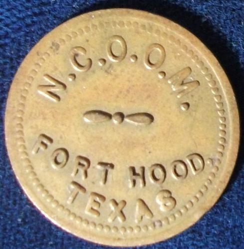 Ft. Hood, Texas, NCO Mess Token 5 Cents - For Sale, Buy Now Online ...