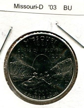 5 - 2003 - D MISSOURI State Quarter BU - For Sale, Buy Now Online ...