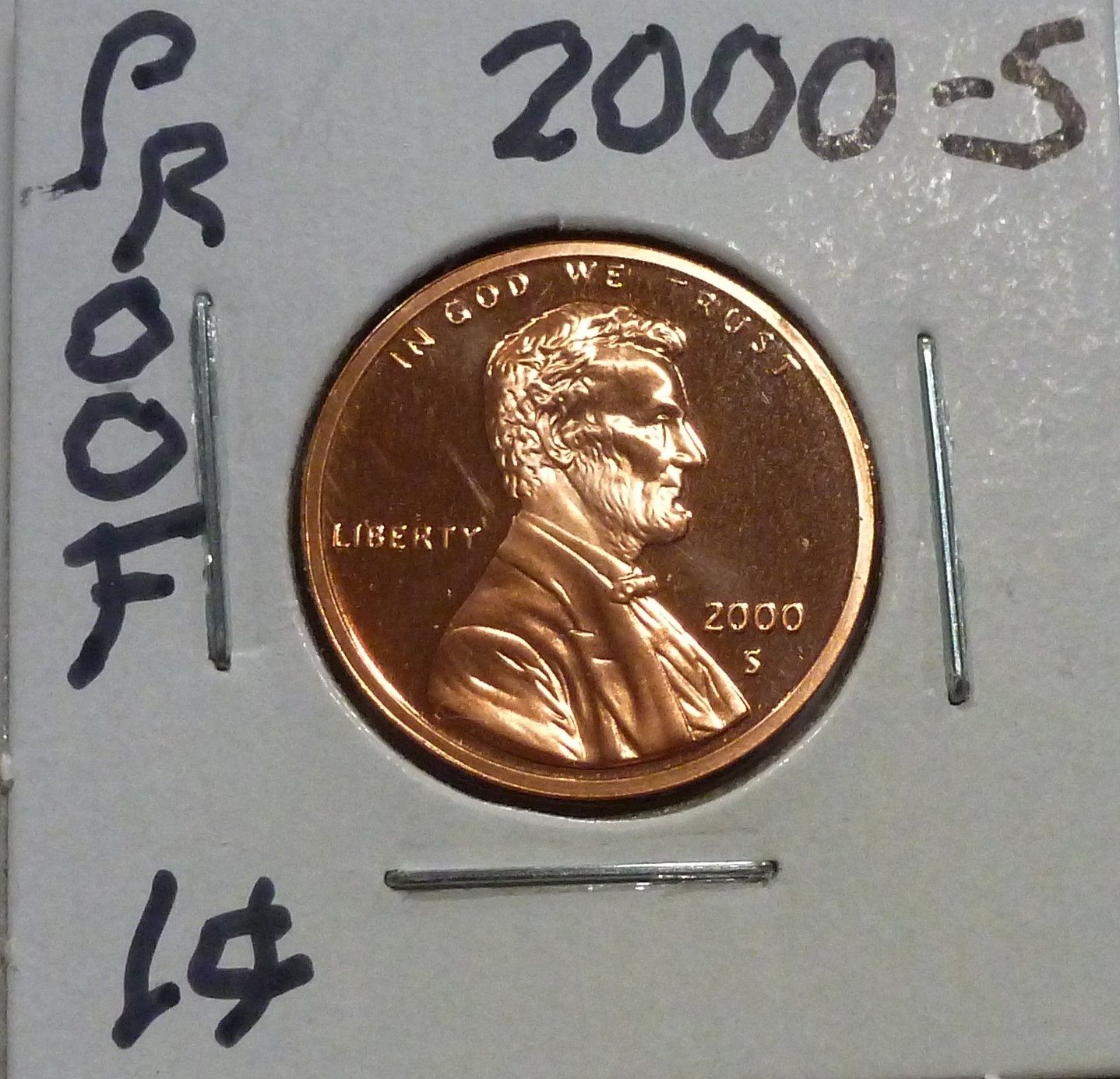 2000-S Gem Proof Cent Memorial Lincoln Cent (636) - For Sale, Buy Now ...