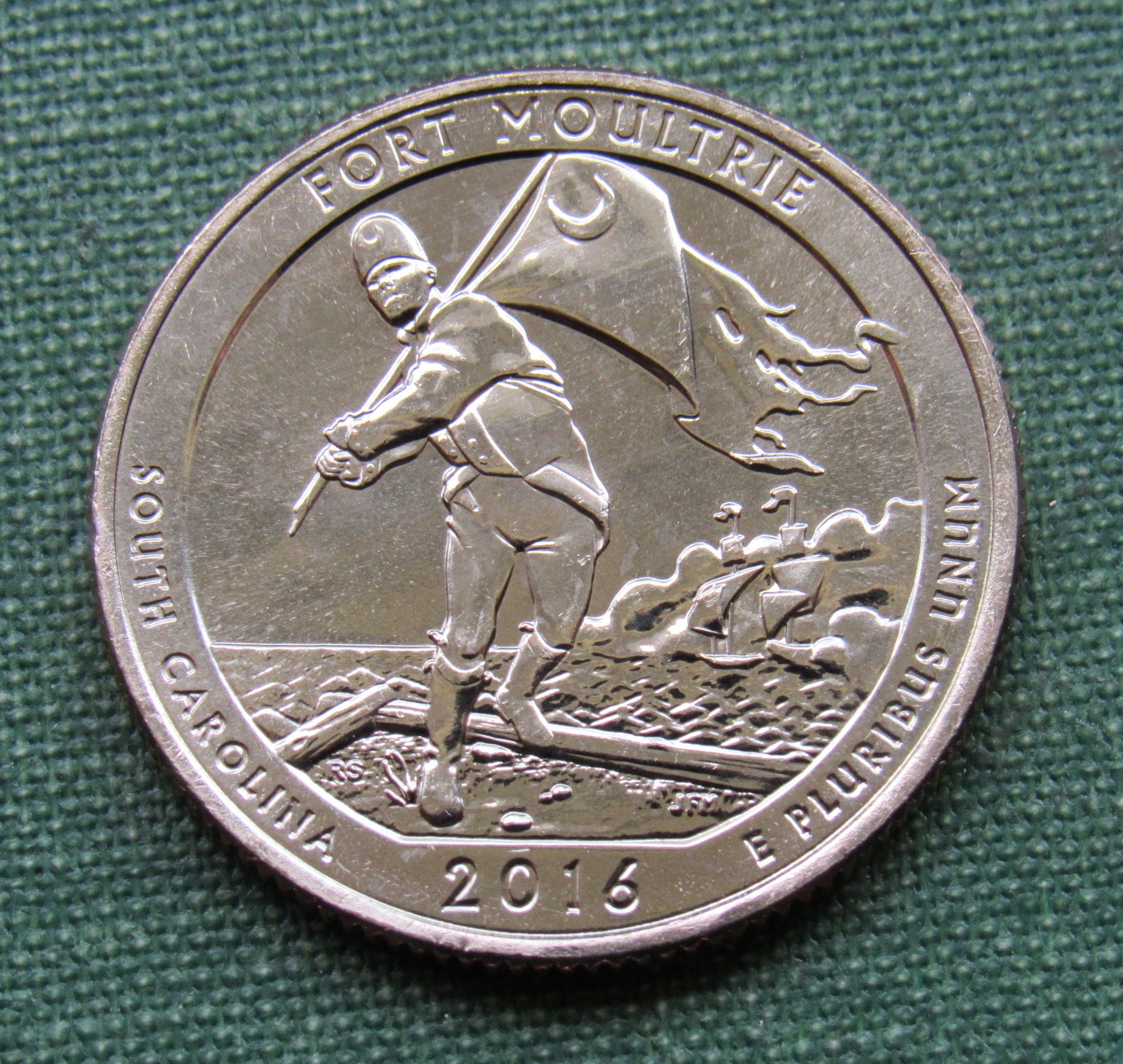 2016D Fort Moultrie ATB Quarter - For Sale, Buy Now Online - Item #154168