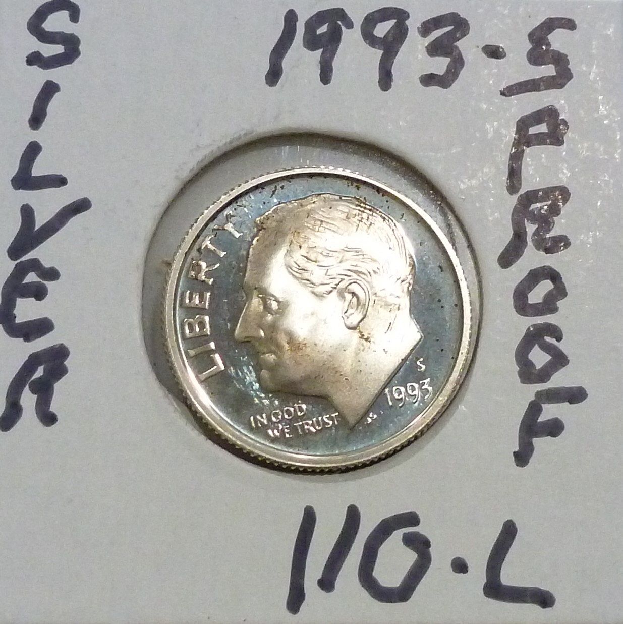 1993-S Gem PROOF SILVER Roosevelt Dime (110-L) - For Sale, Buy Now ...