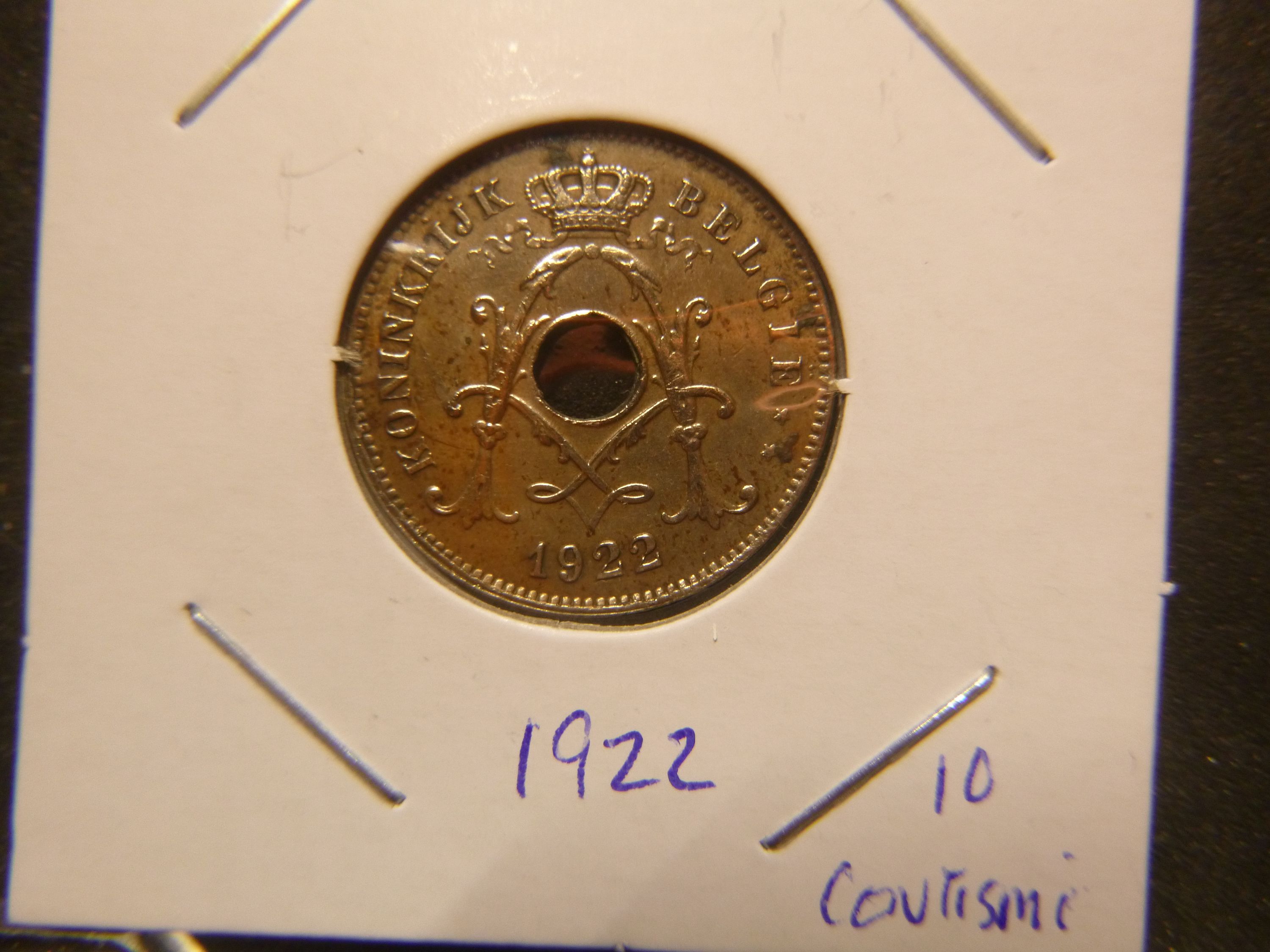 BELGIE 1922 10 CENTIMES - For Sale, Buy Now Online - Item #530895