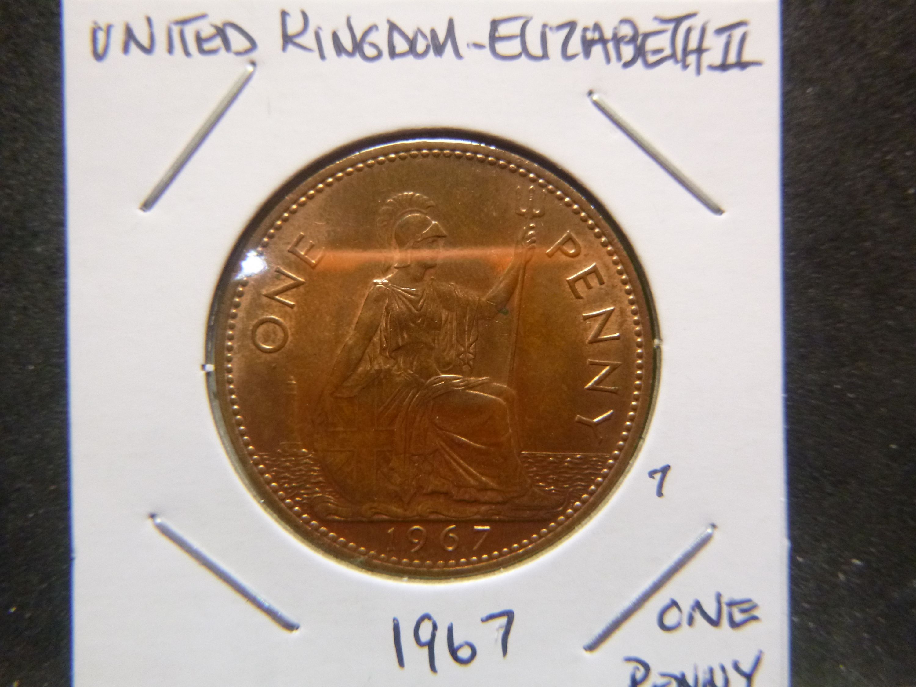 UNITED KINGDOM 1967 ONE PENNY - For Sale, Buy Now Online - Item #531526
