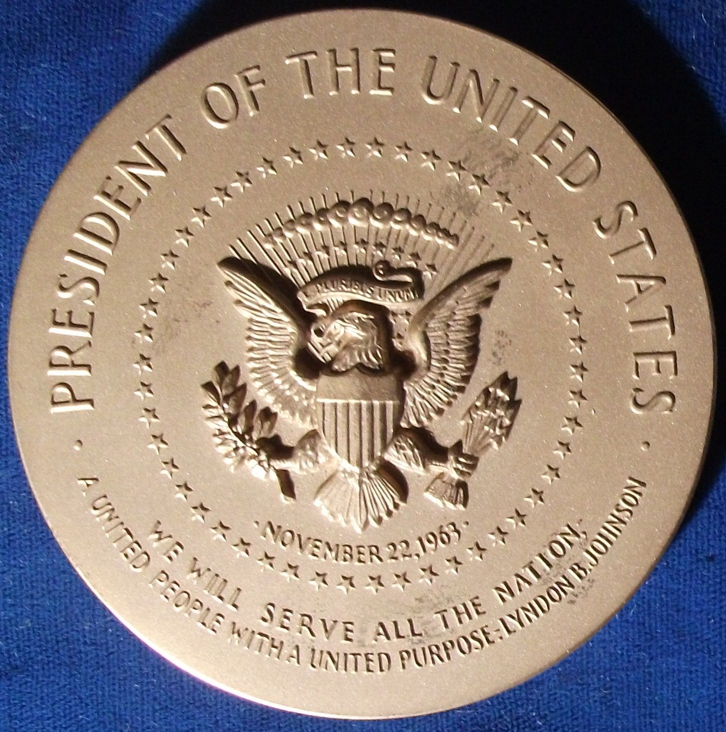 Lyndon B. Johnson Bronze Medal - For Sale, Buy Now Online - Item #532185