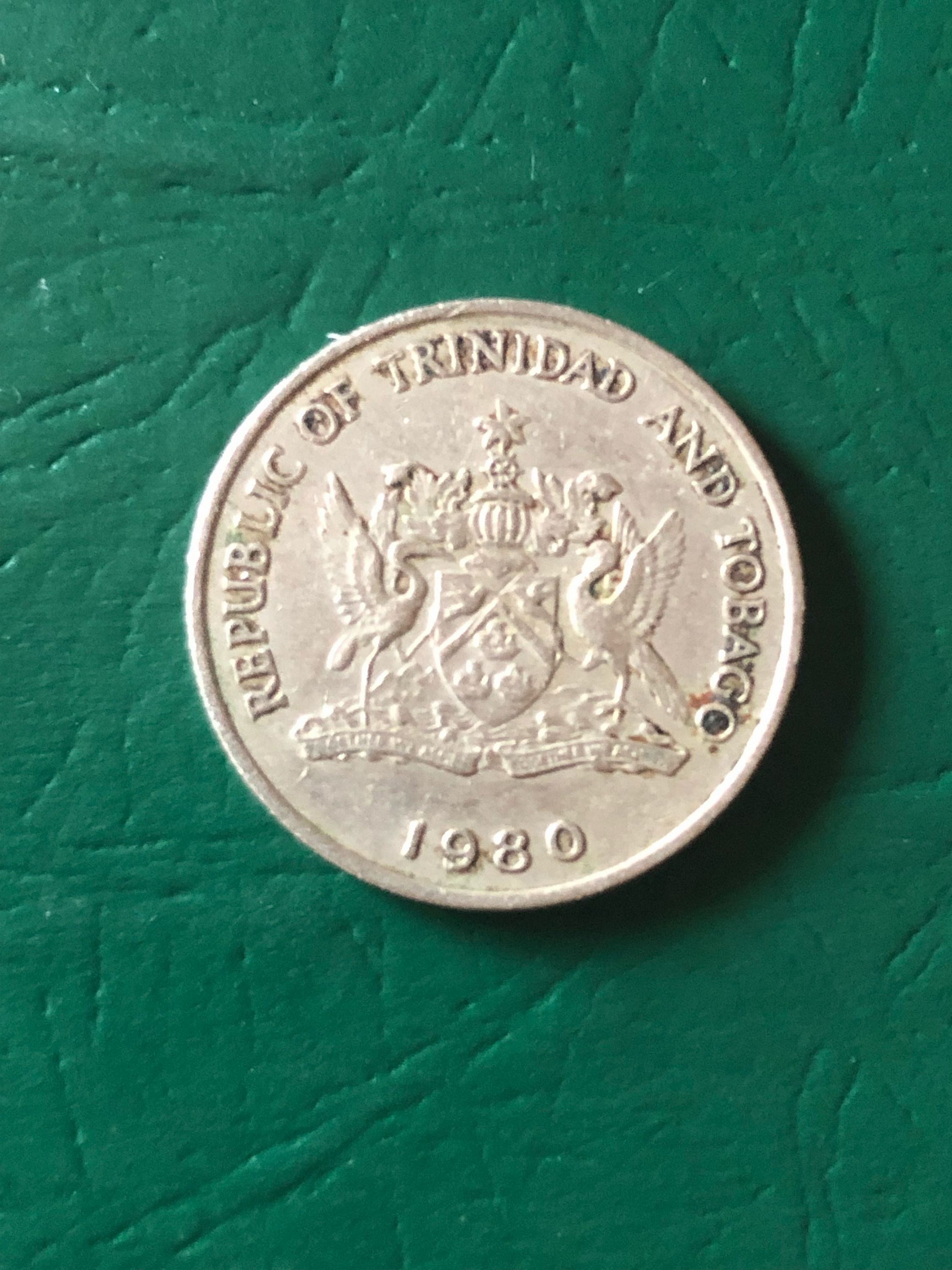 Trinidad and Tobago 1980 25 cents - For Sale, Buy Now Online - Item #535088
