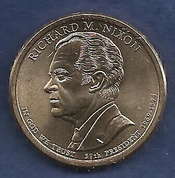 US 1 Dollar 2016 D Coin - Presidential Dollar - Richard Nixon - For ...