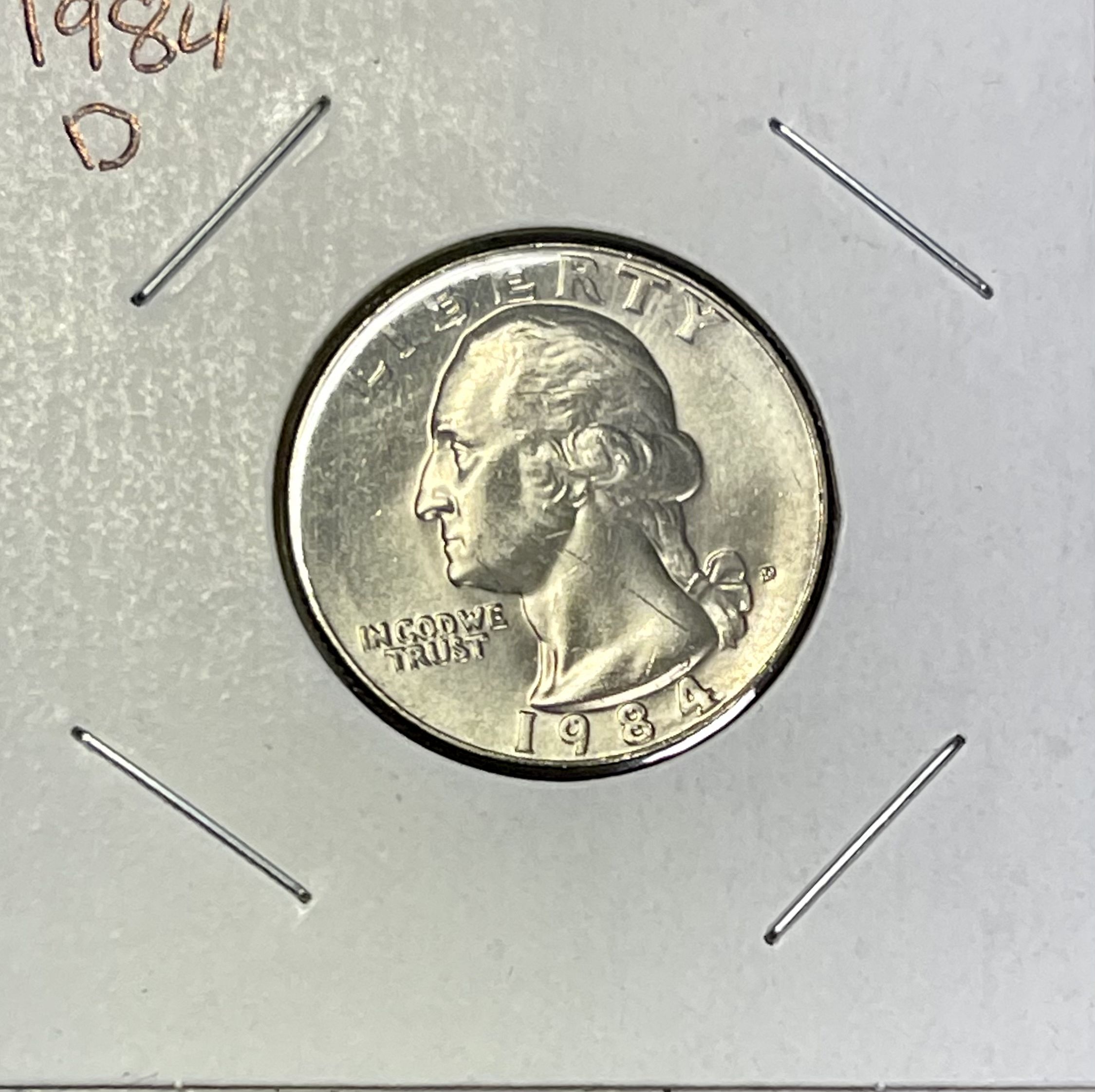 1984-D GEM-BU (Direct UNC Mint Set) Washington US Quarter - For Sale ...