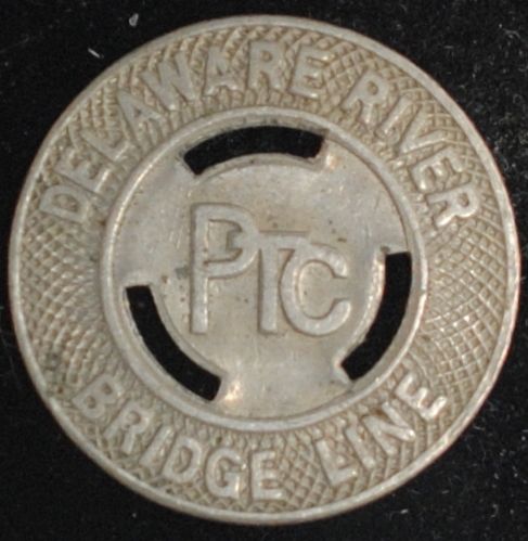 Delaware River Bridge Line, PTC, Philadelphia, Camden Bridge Token ...