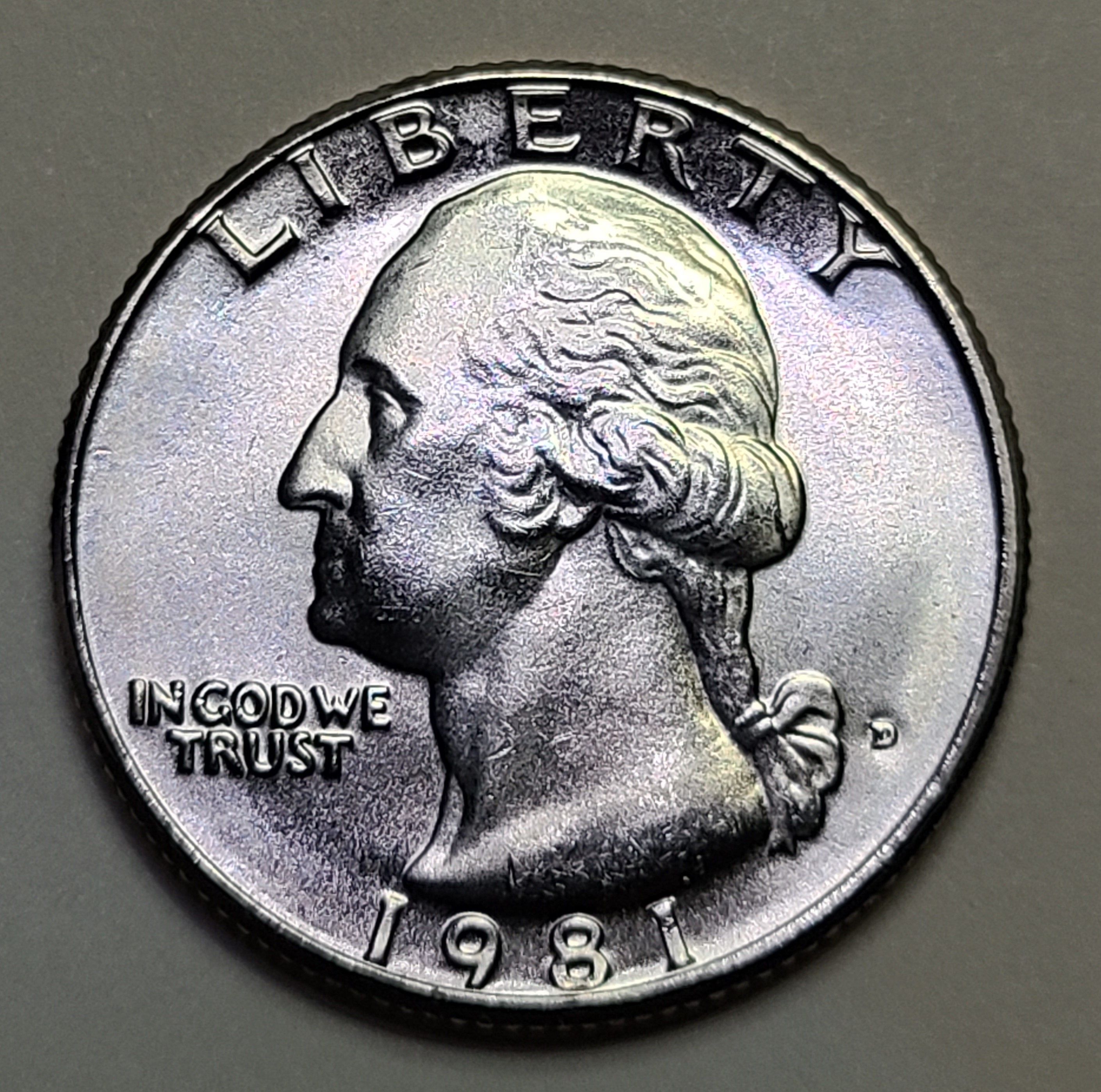 1981-D Washington Quarter MS-64 (Near Gem) - For Sale, Buy Now Online ...