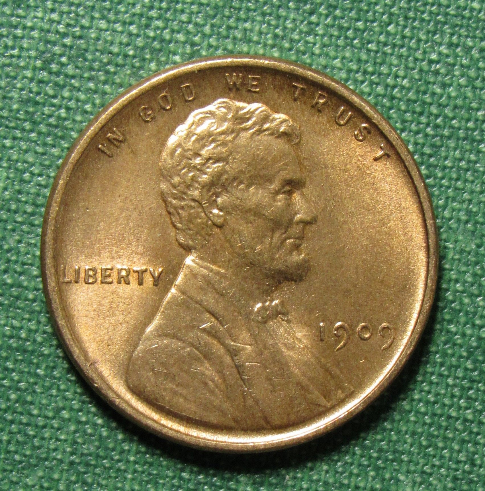 1909P VDB Wheat Back Lincoln Cent - For Sale, Buy Now Online - Item #552237
