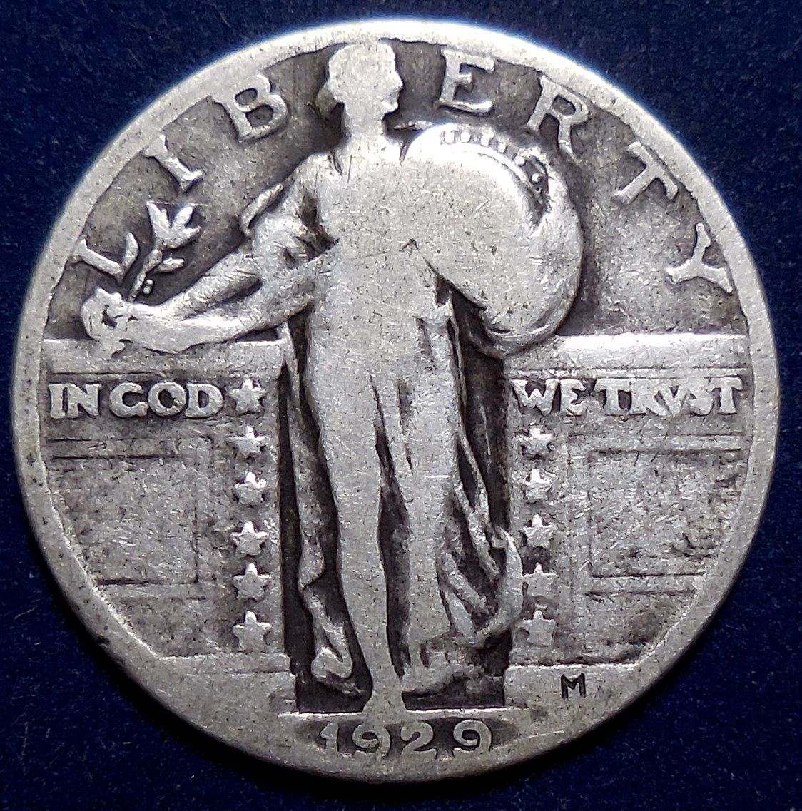 1929-P Standing Liberty Silver Quarter - For Sale, Buy Now Online ...