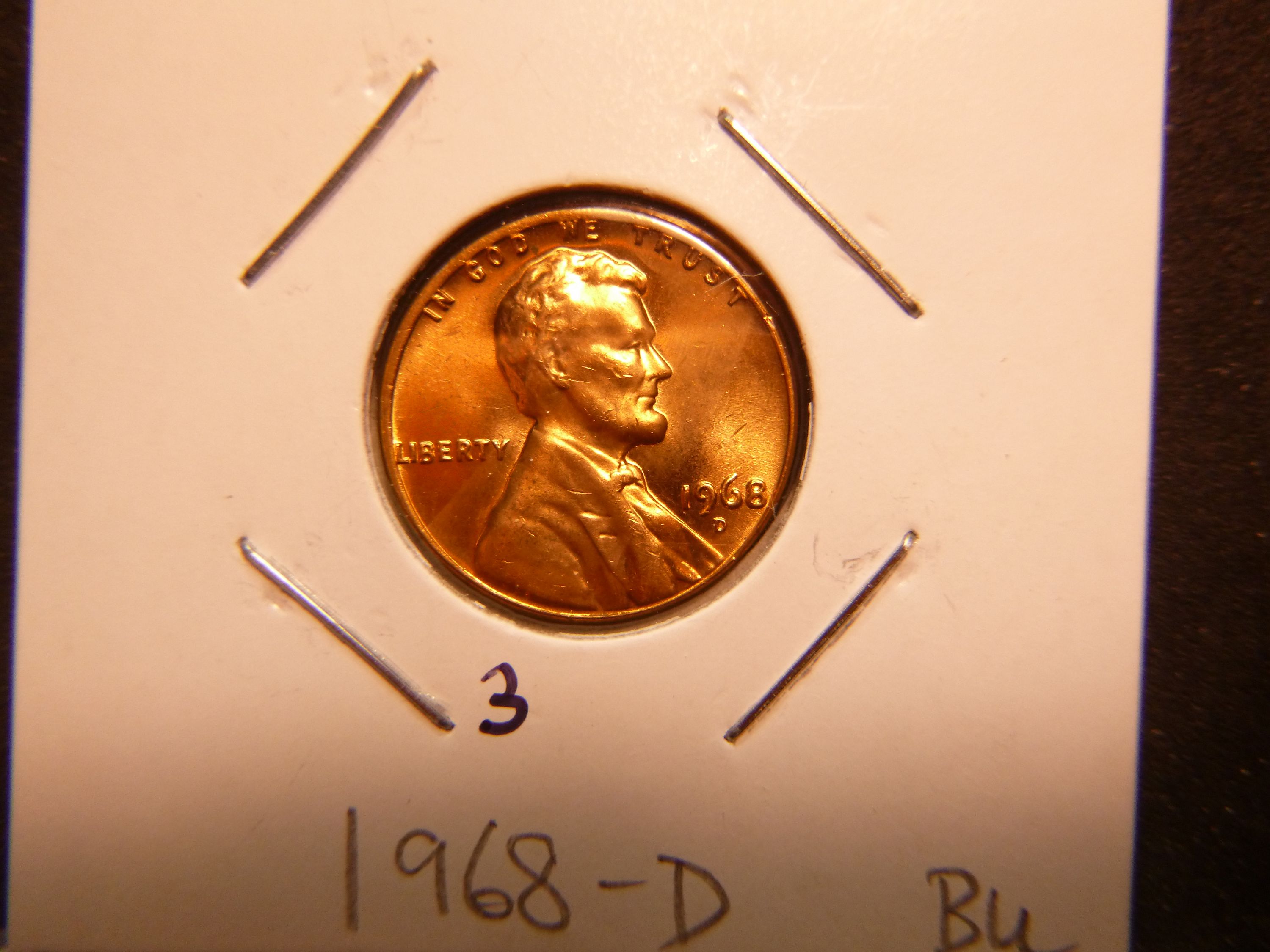 LINCOLN MEMORIAL 1968 D CENT - For Sale, Buy Now Online - Item #569547