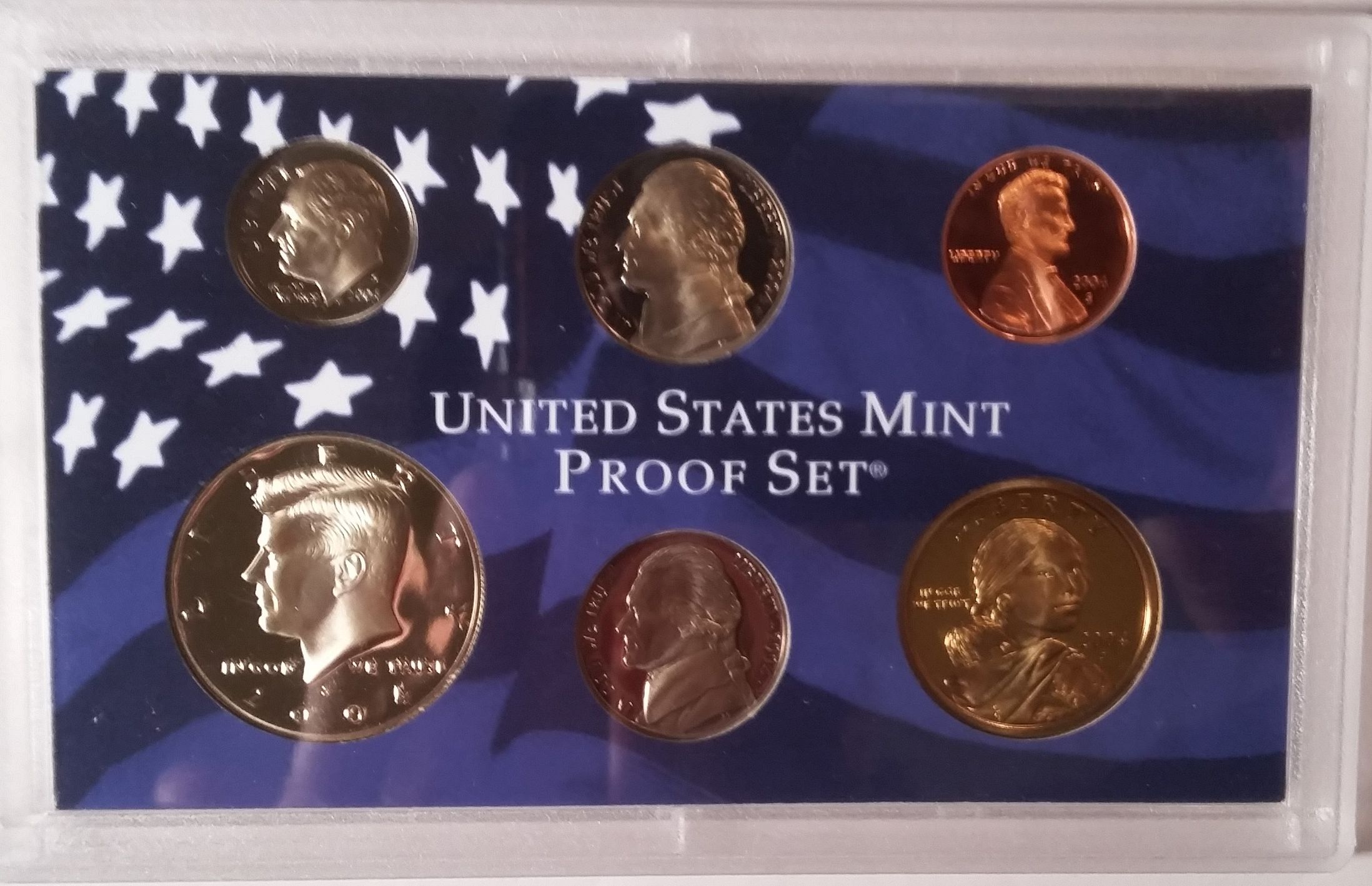 2004 S US MINT PROOF SET -as issued w/original box & Certificate of ...