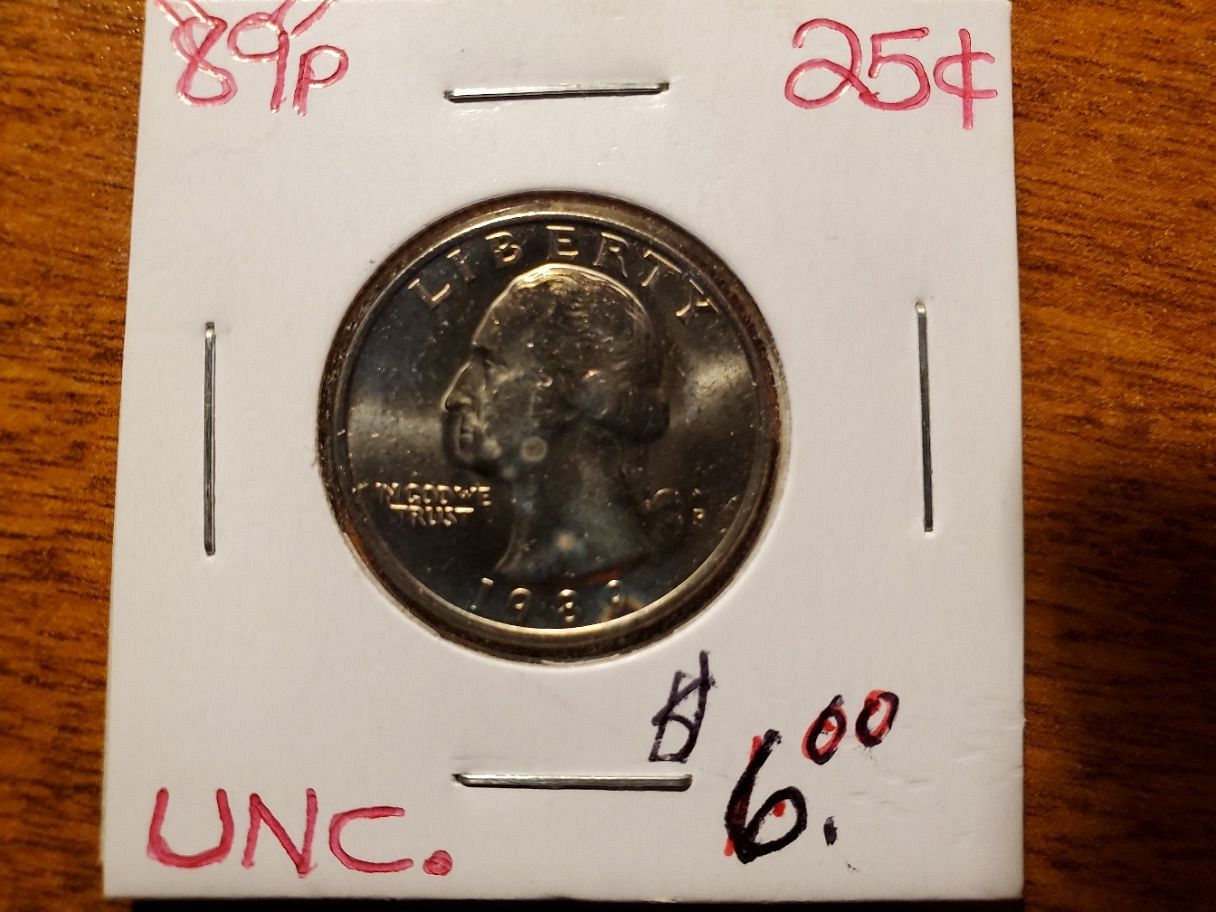 1989 P Washington Quarter in Gem Condition - For Sale, Buy Now Online ...
