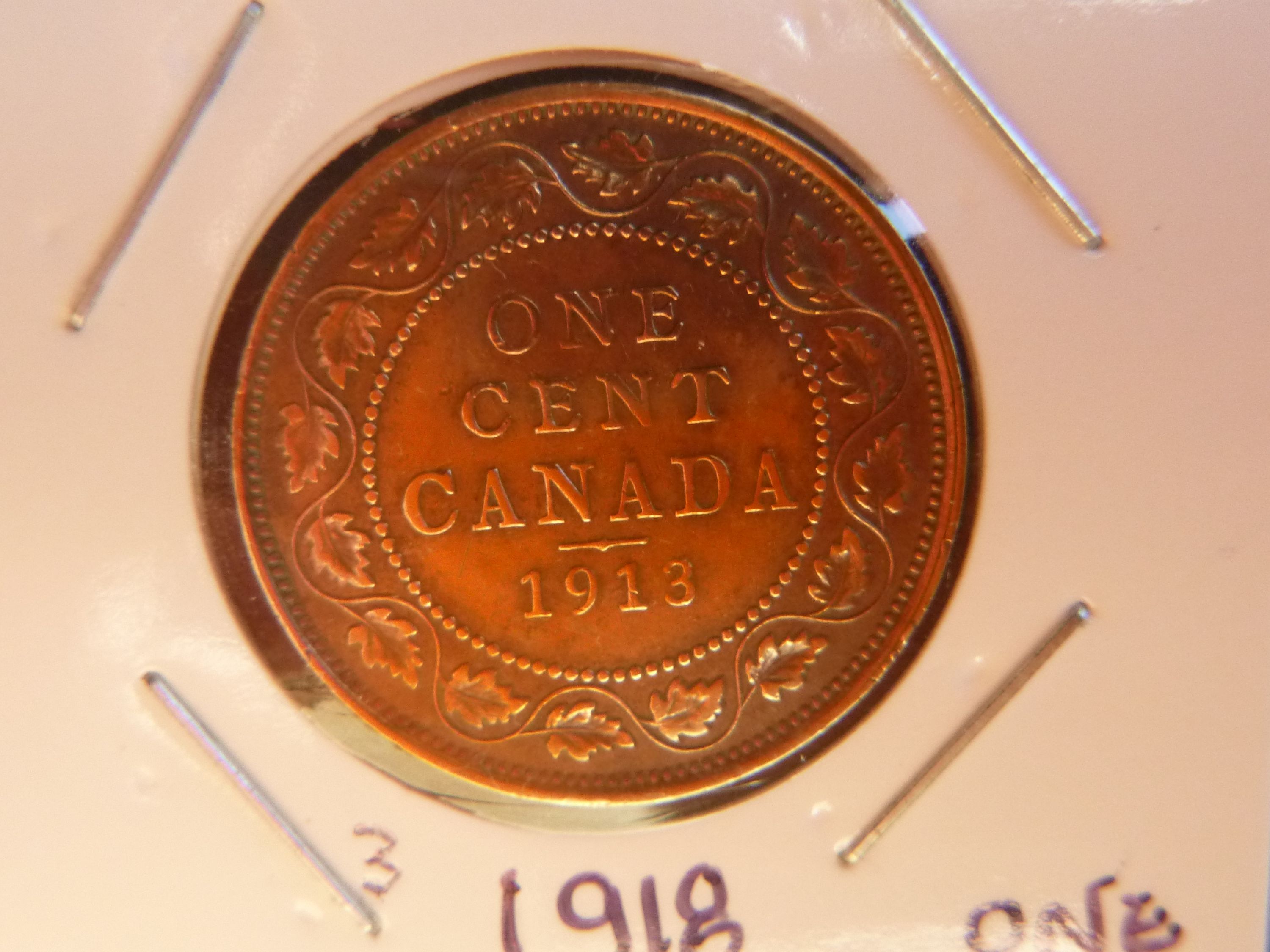 CANADA 1918 ONE LARGE CENT - For Sale, Buy Now Online - Item #571290