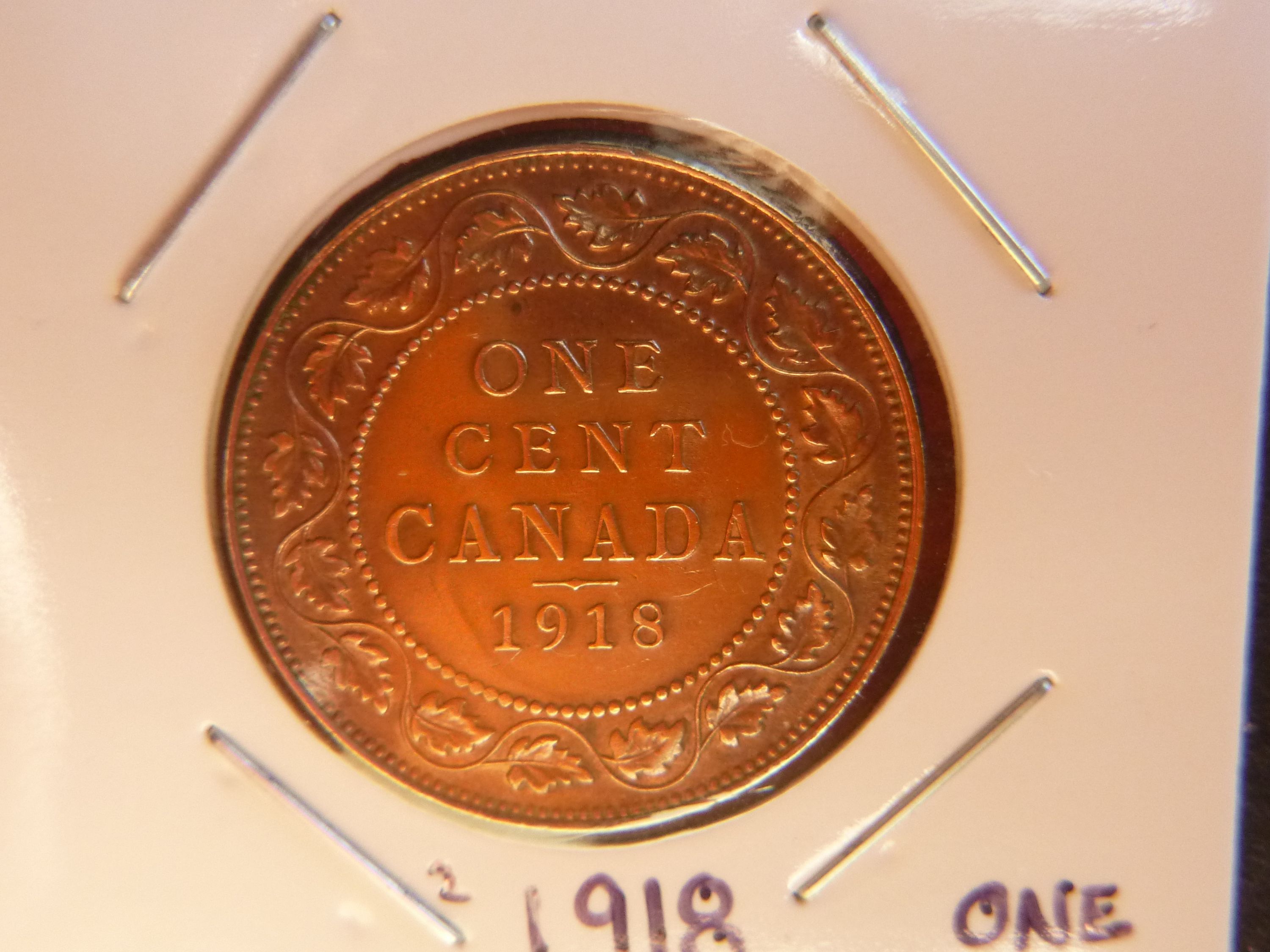 CANADA 1918 ONE LARGE CENT - For Sale, Buy Now Online - Item #571291