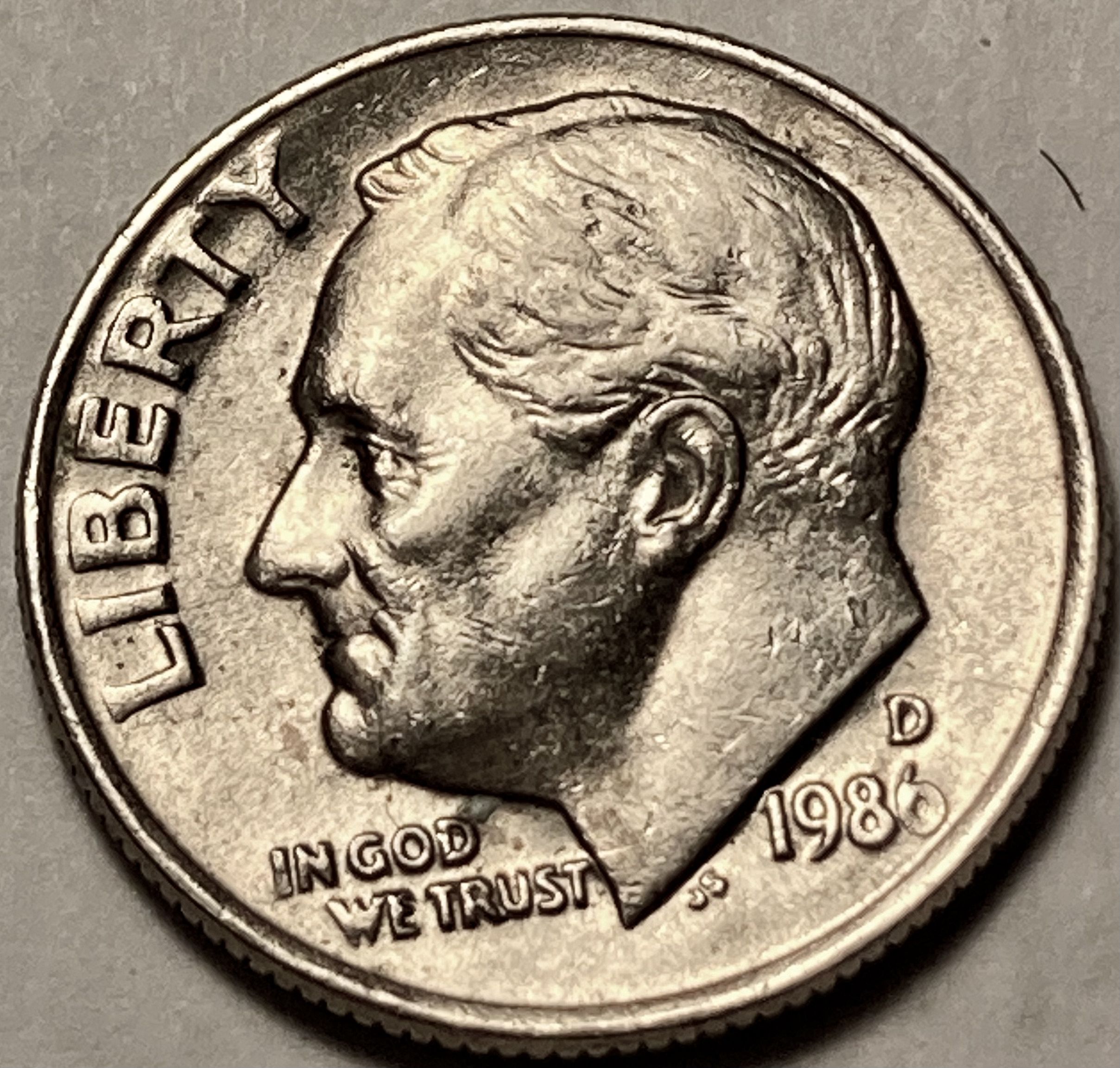 1986 D Roosevelt Dimes - For Sale, Buy Now Online - Item #572160