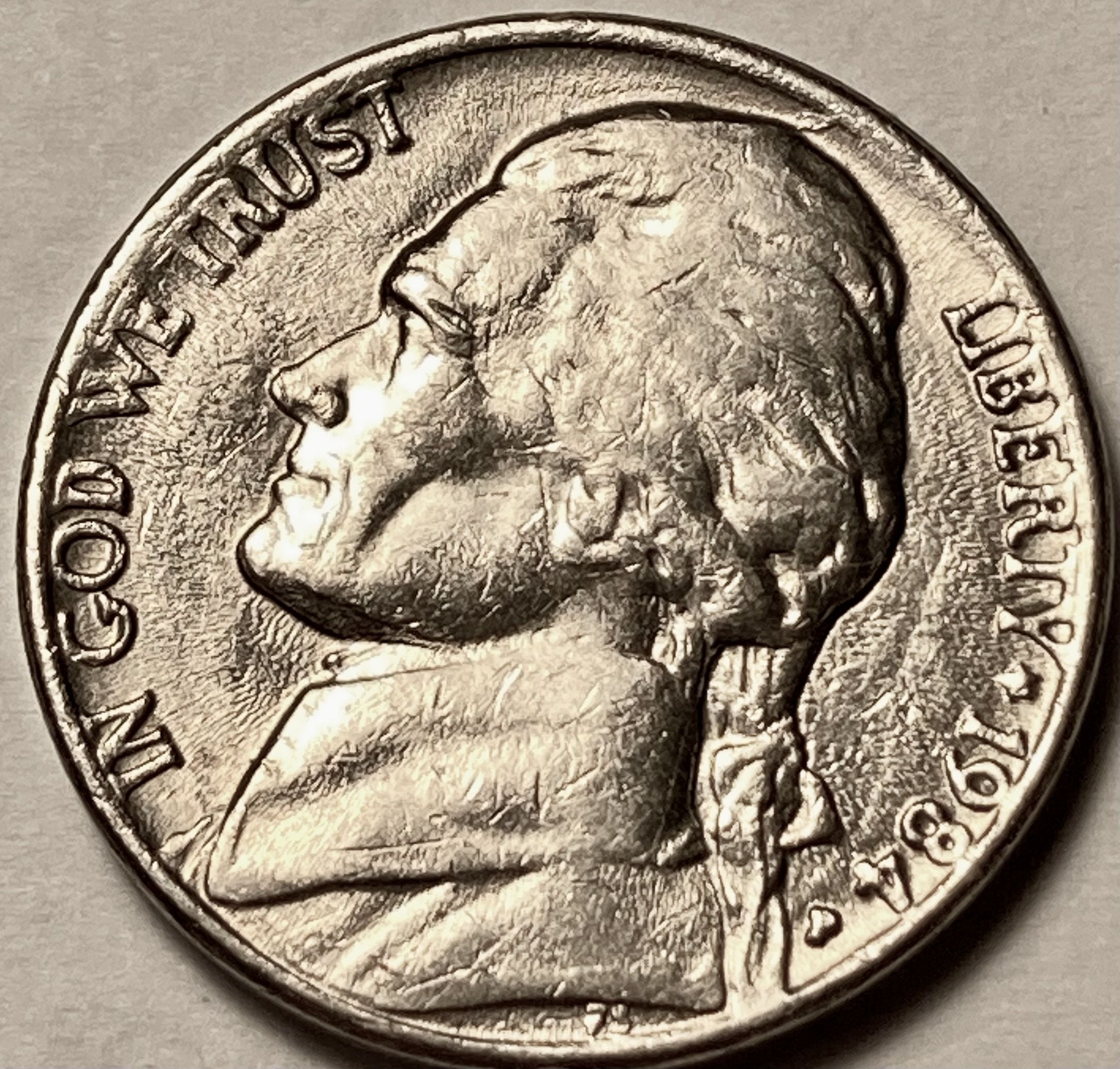 1984 P Jefferson Nickels - For Sale, Buy Now Online - Item #573162